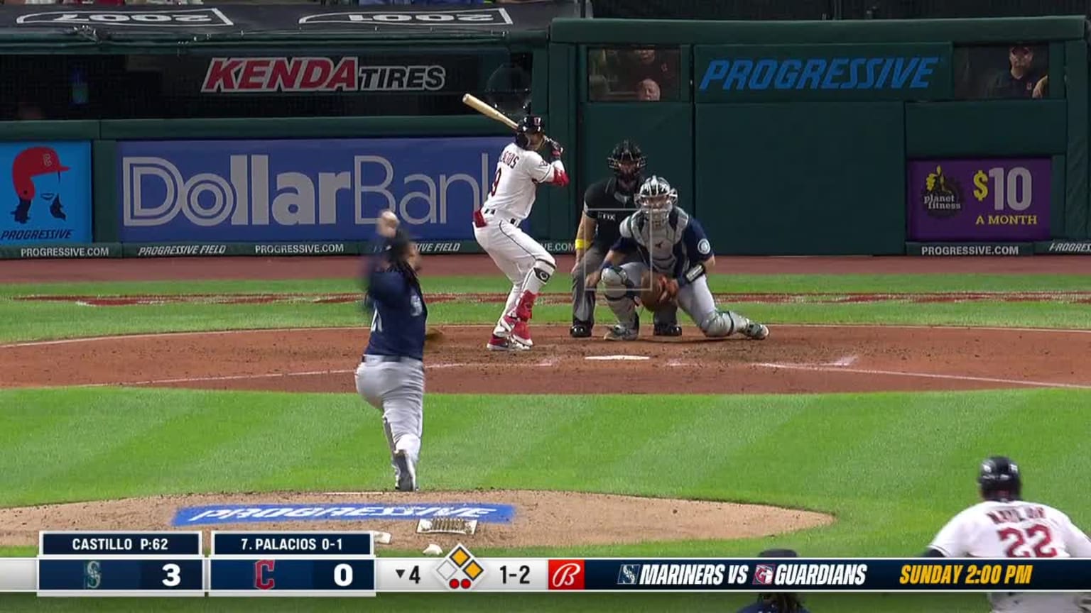 Richie Palacios grounds out, pitcher Luis Castillo to first baseman Ty ...
