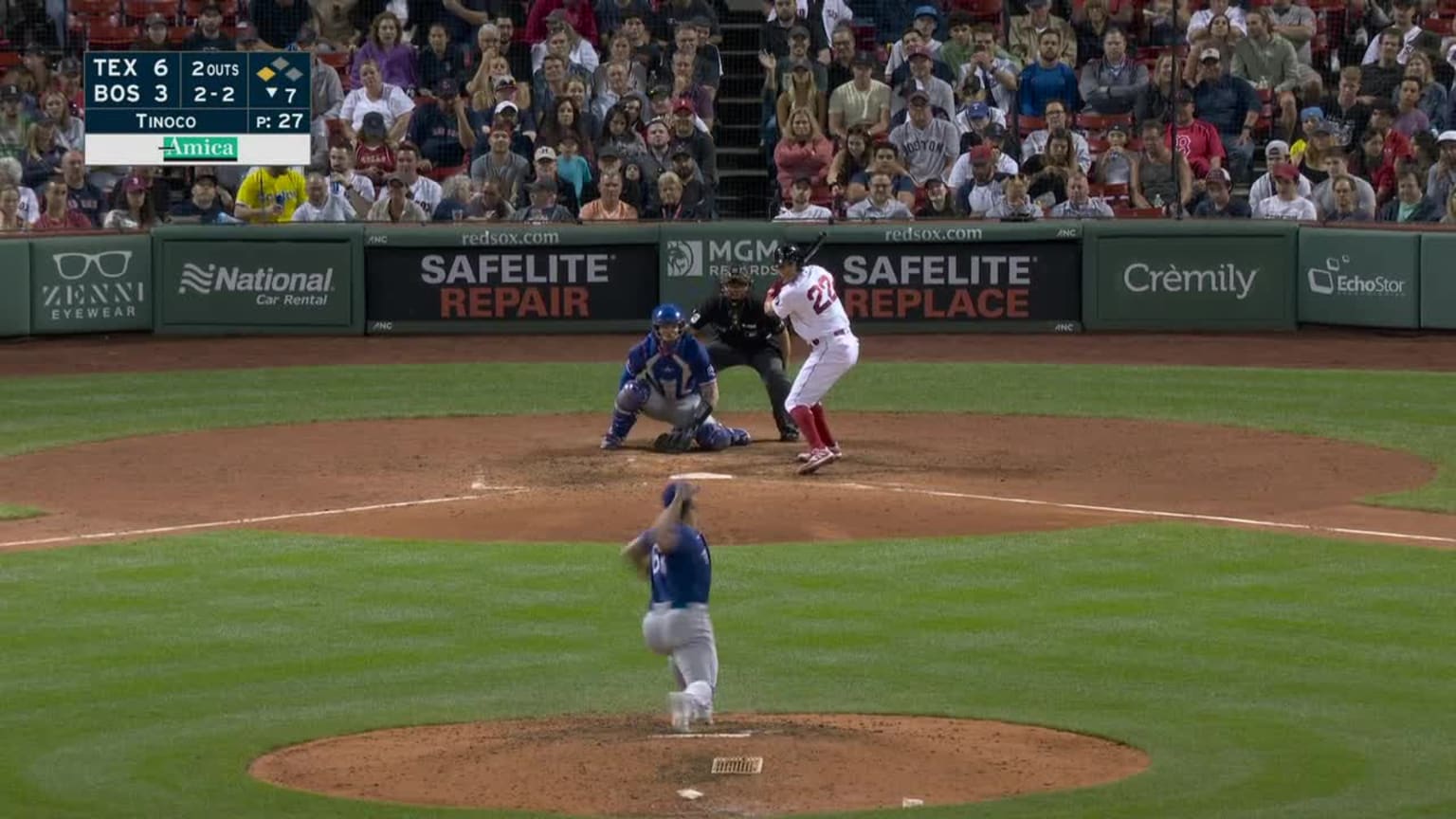 Tommy Pham grounds out, third baseman Ezequiel Duran to first baseman ...