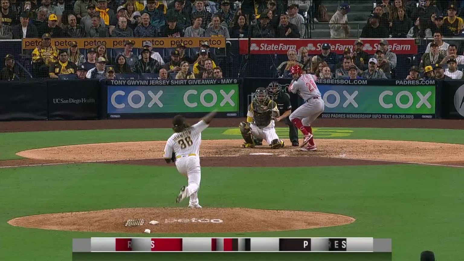 Pierce Johnson Ball to Tommy Pham | 04/18/2022 | MLB.com