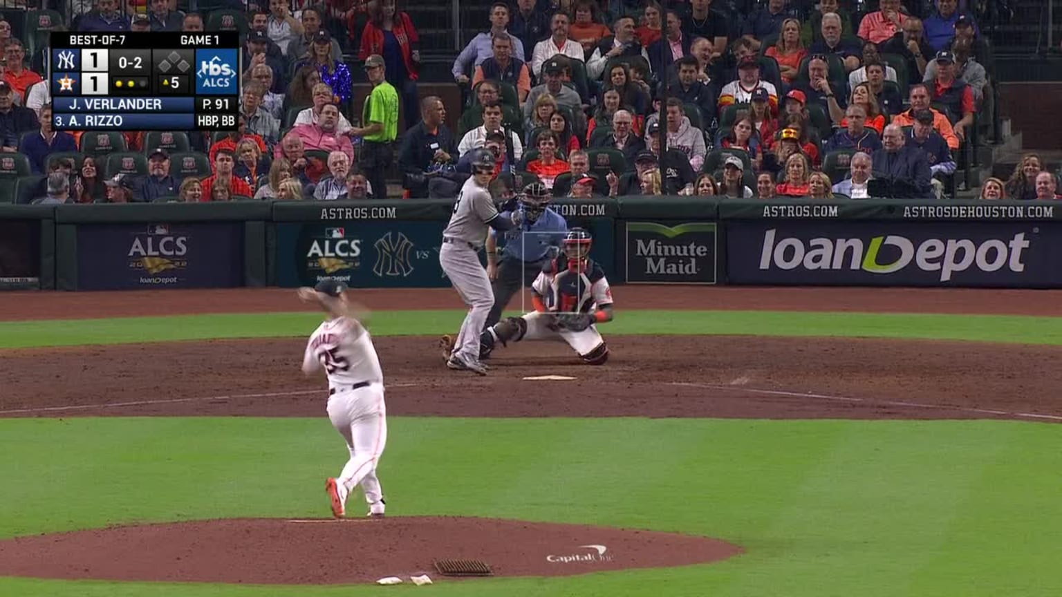 Anthony Rizzo strikes out swinging. | 10/19/2022 | Houston Astros