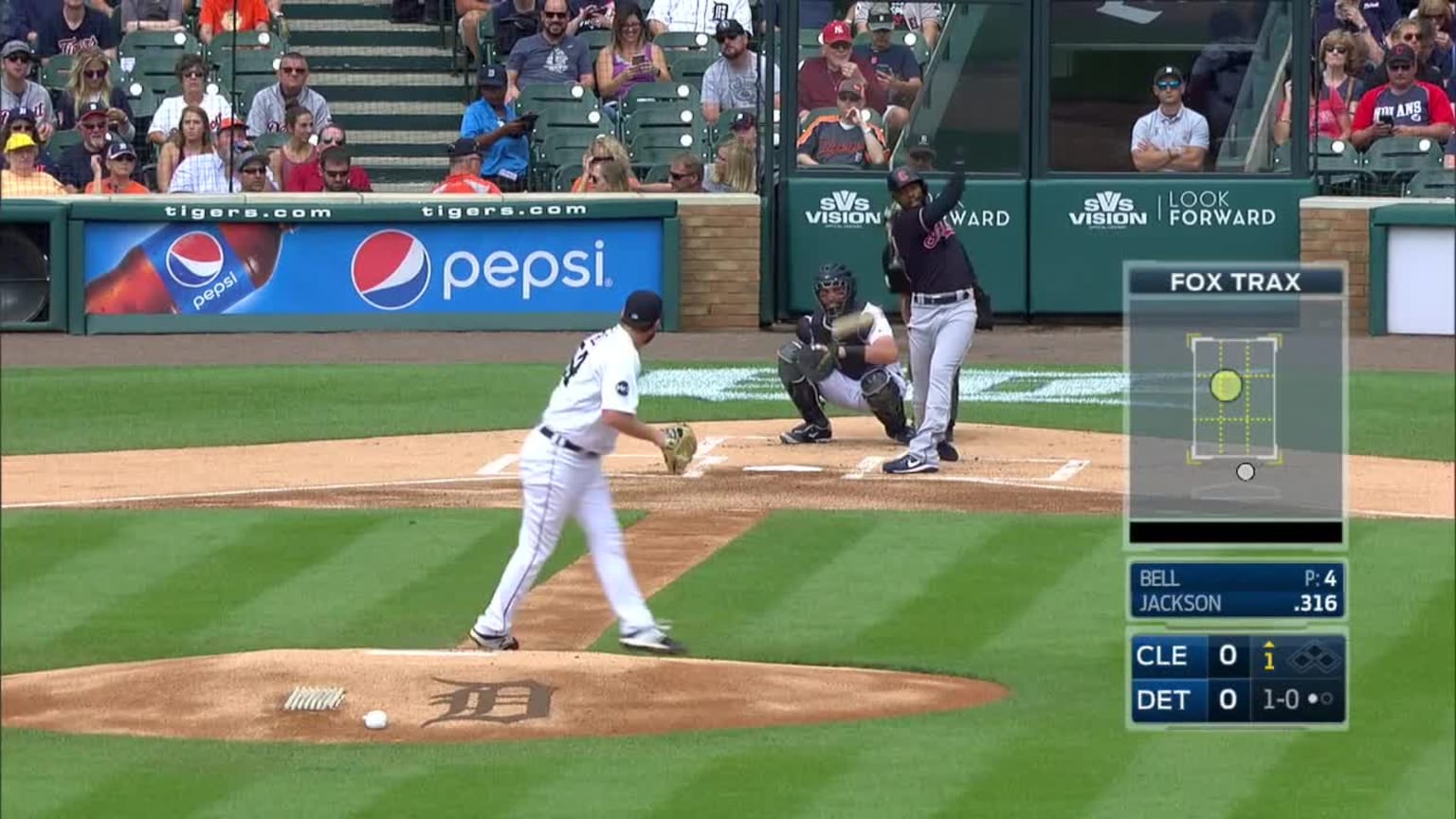 Chad Bell Foul to Austin Jackson | 09/03/2017 | Milwaukee Brewers