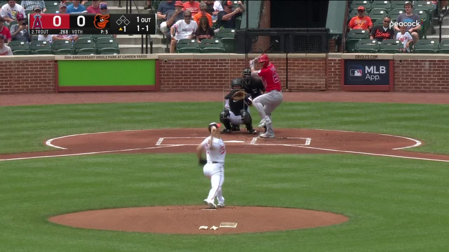 Austin Voth Foul to Mike Trout | 07/10/2022 | MLB.com