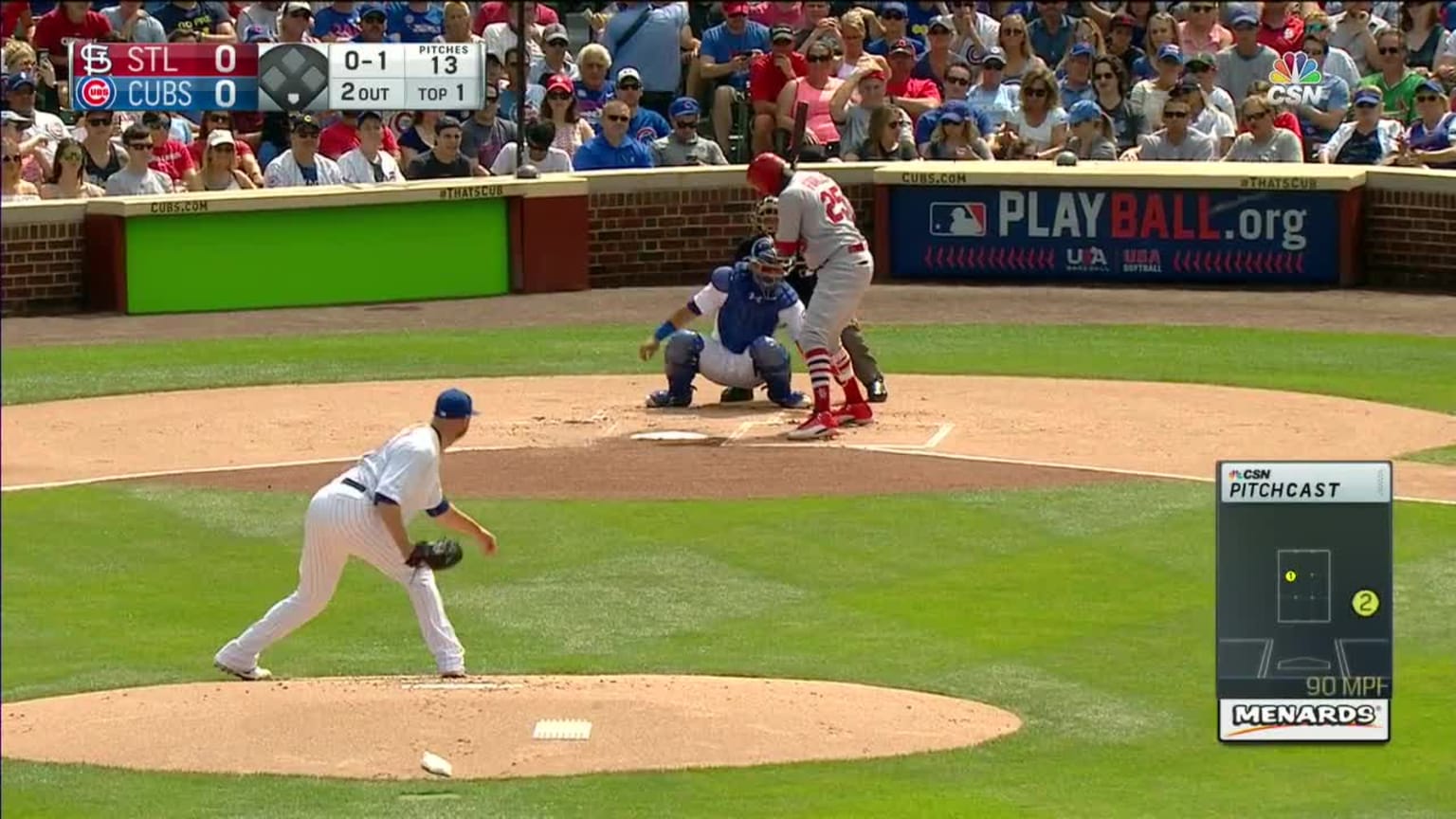 Jon Lester Ball to Dexter Fowler | 07/22/2017 | MLB.com