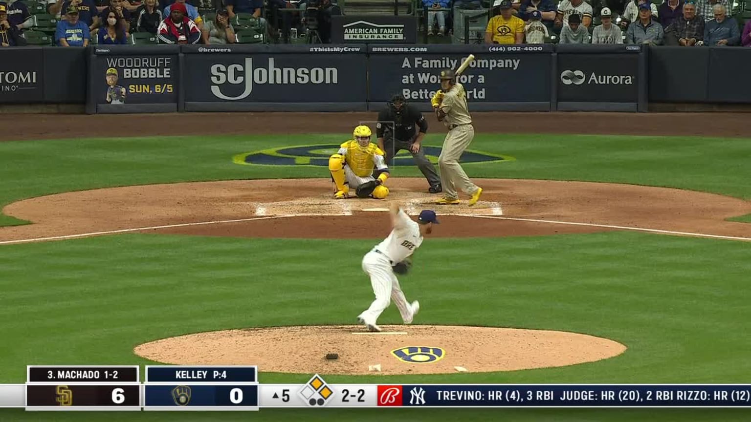 Manny Machado called out on strikes. | 06/03/2022 | MLB.com