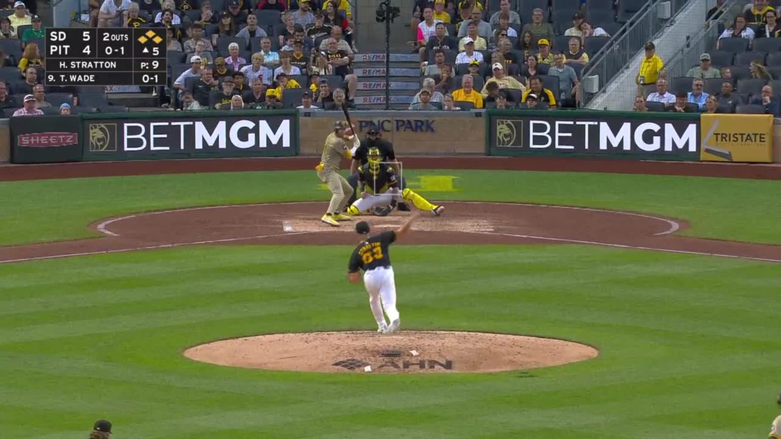 Tyler Wade grounds out, second baseman Jared Triolo to pitcher Hunter ...