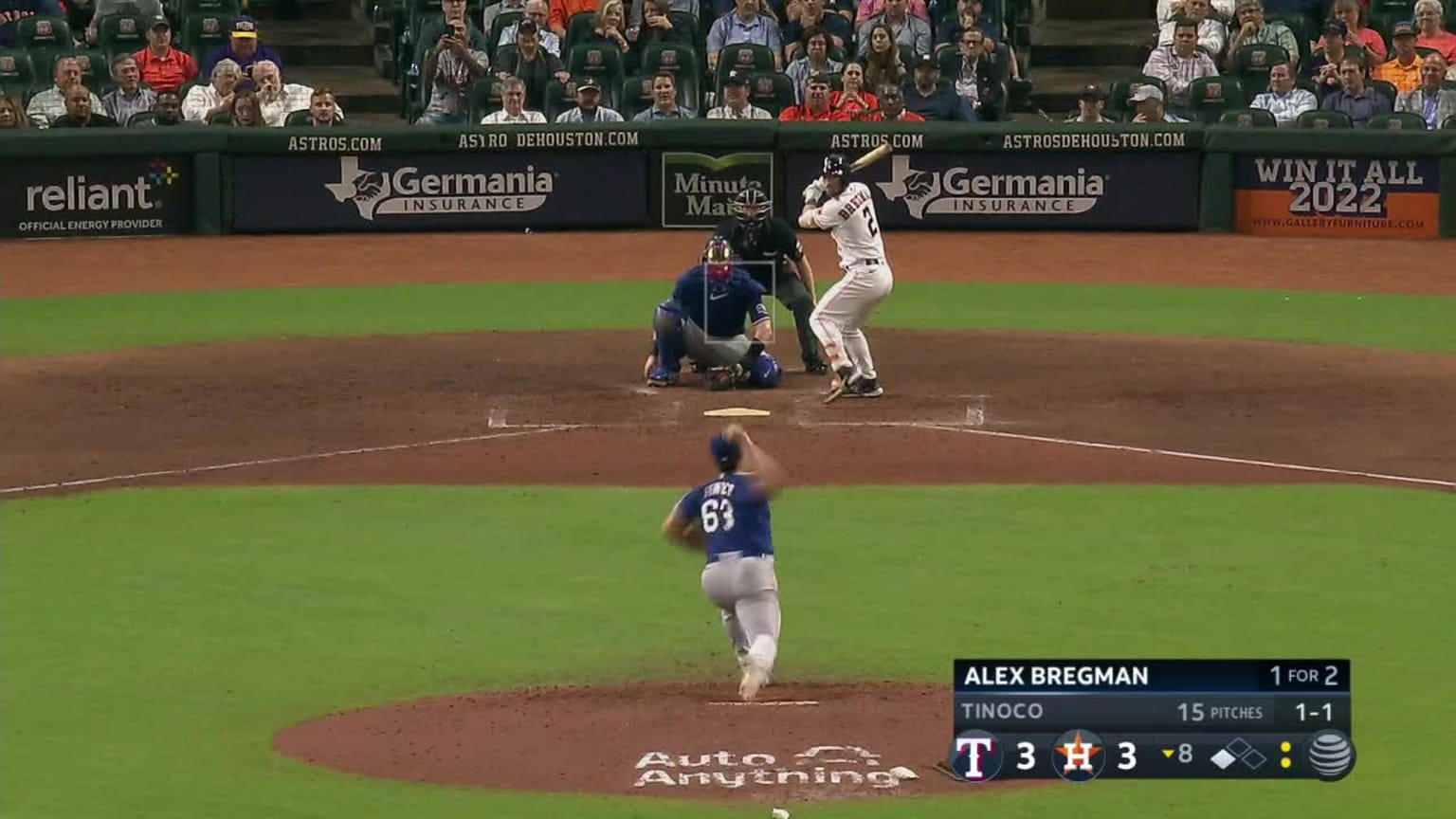 Jesus Tinoco Ball to Alex Bregman | 09/07/2022 | MLB.com