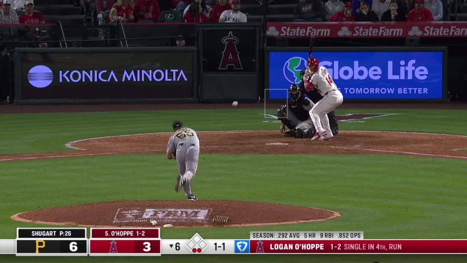 Chase Shugart Swinging Strike to Logan O'Hoppe | 04/22/2025 ...