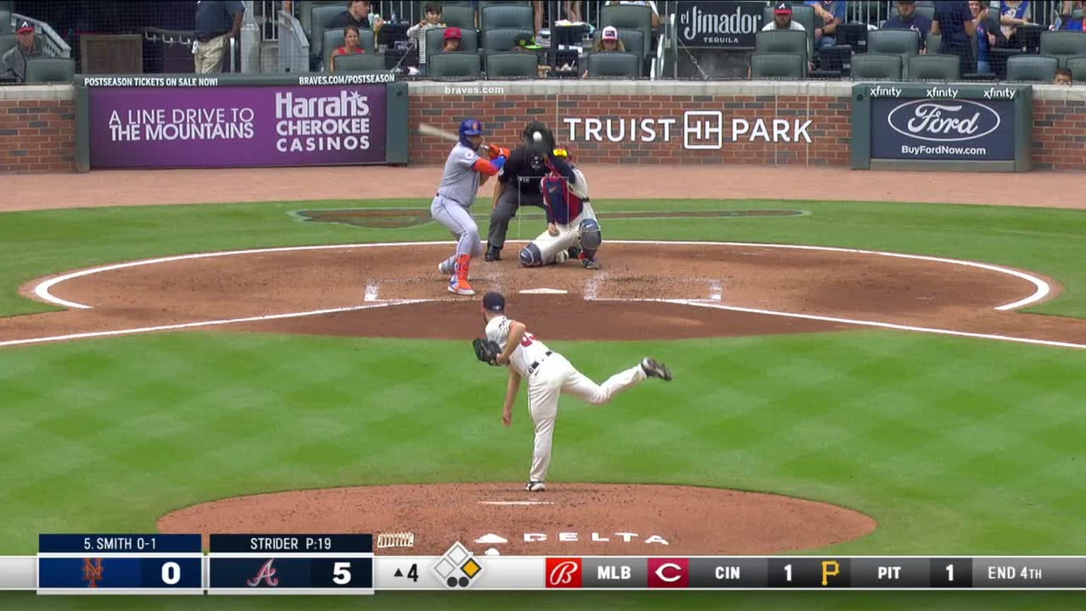 Spencer Strider Bola mala to Dominic Smith | 03/10/2021 | Los Guardians ...