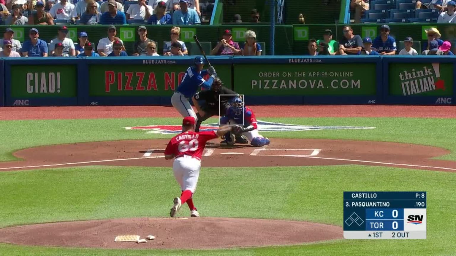 Max Castillo Ball to Vinnie Pasquantino | 07/16/2022 | MLB.com