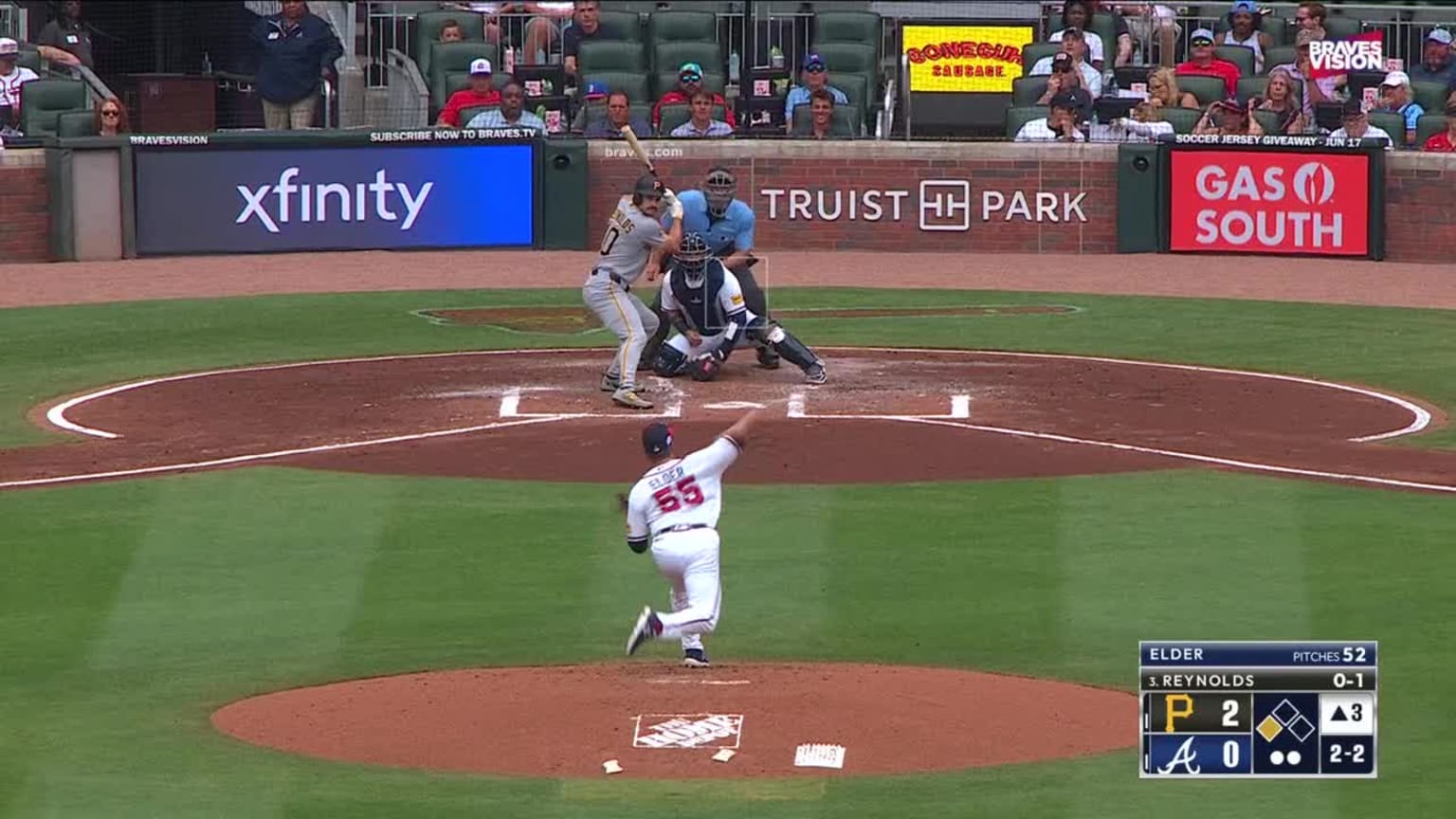 Sandy León challenged (pitch result), call on the field was overturned ...