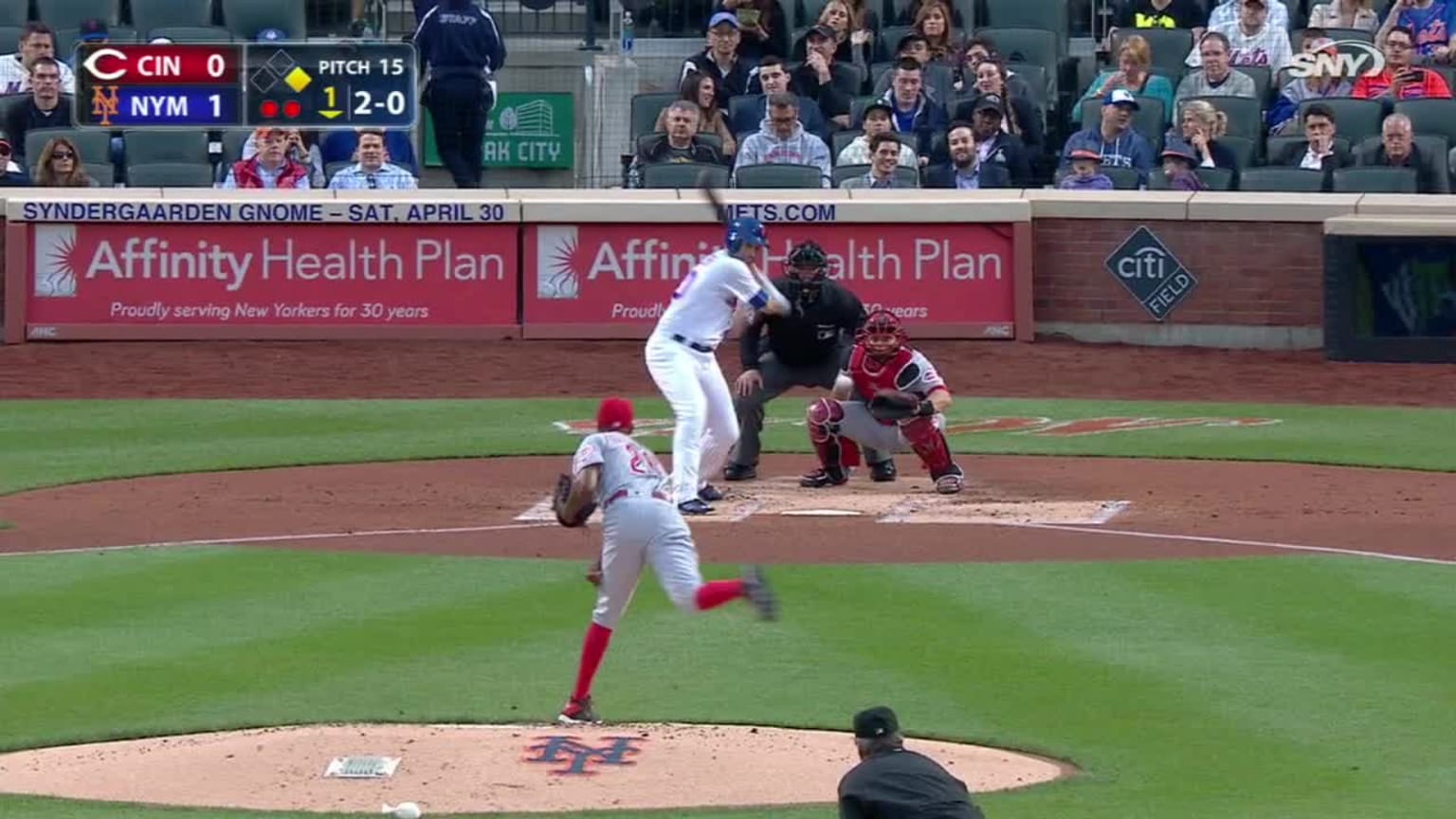 Neil Walker singles on a sharp ground ball to center fielder Billy ...