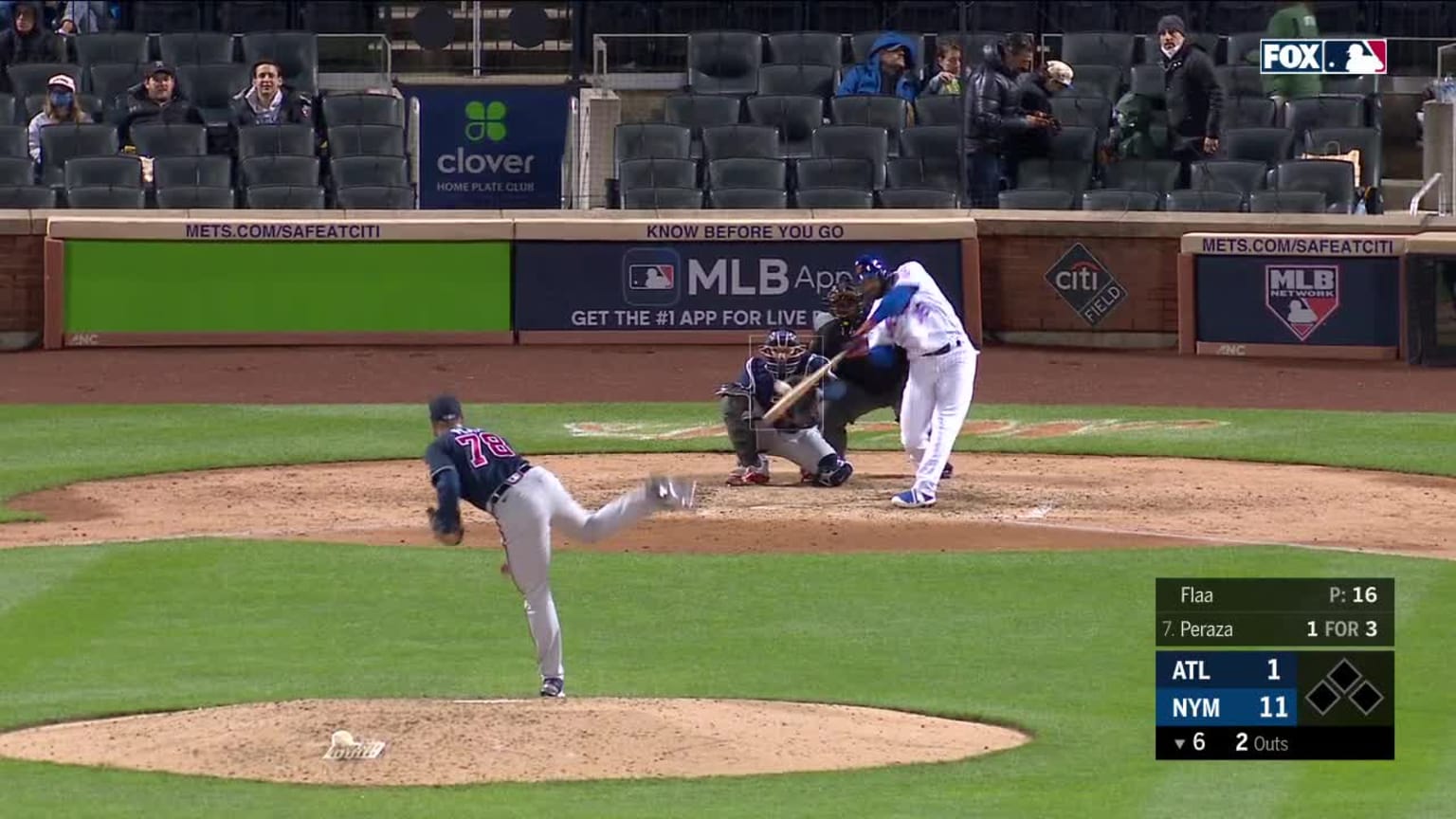 Jay Flaa Foul to Jose Peraza | 05/29/2021 | MLB.com