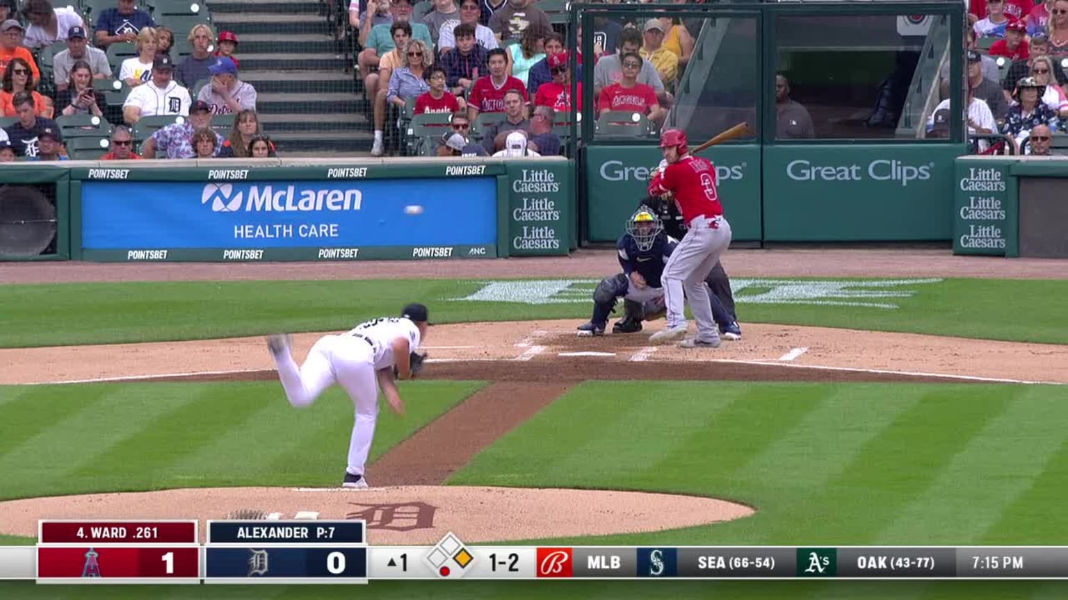 Tyler Alexander Ball to Taylor Ward | 08/20/2022 | MLB.com