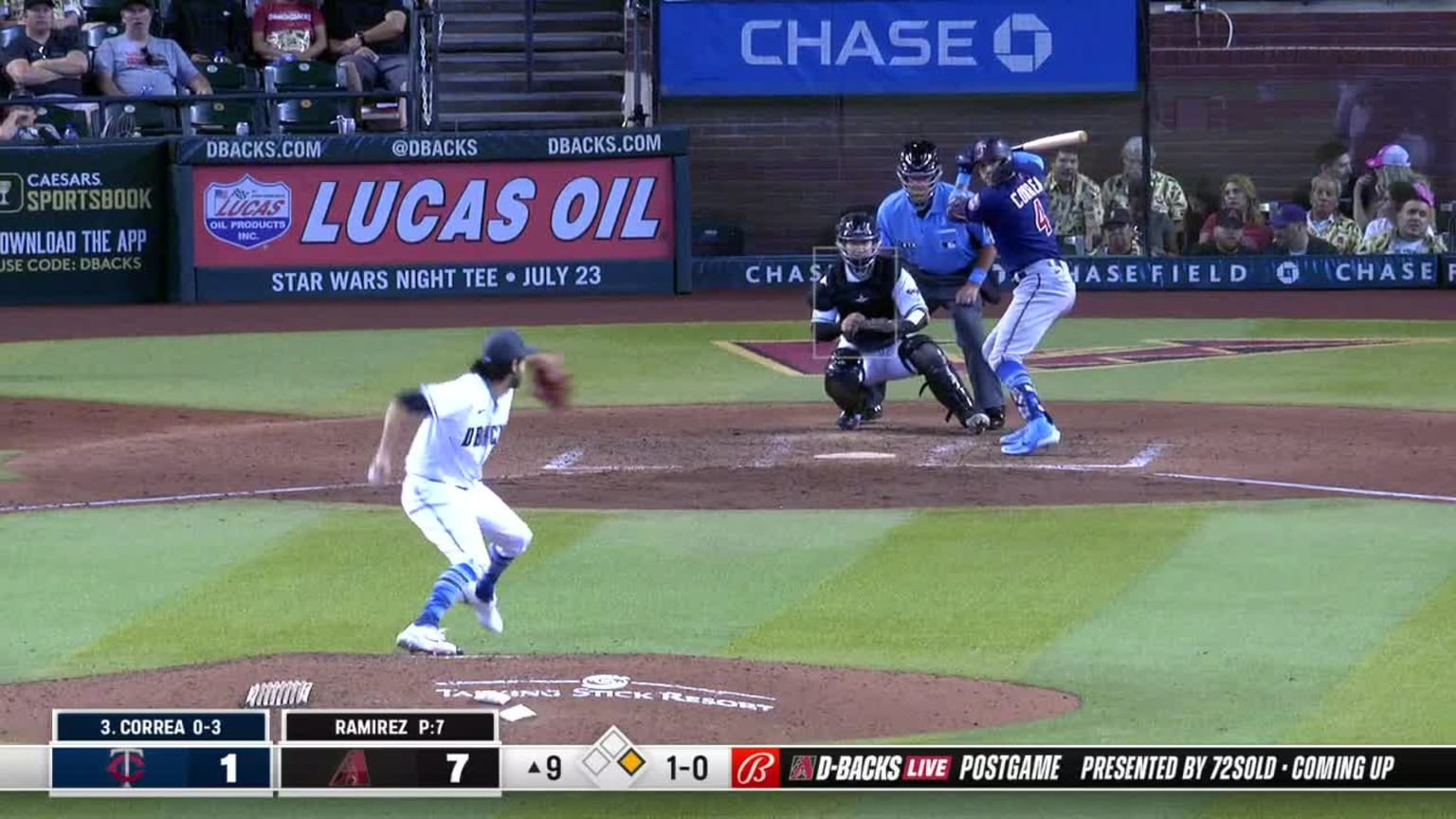 Noe Ramirez Ball to Carlos Correa | 06/19/2022 | MLB.com