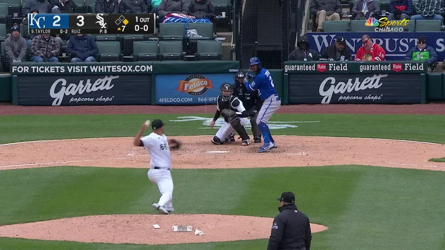 Jose Ruiz Ball to Michael A. Taylor | 04/27/2022 | MLB.com