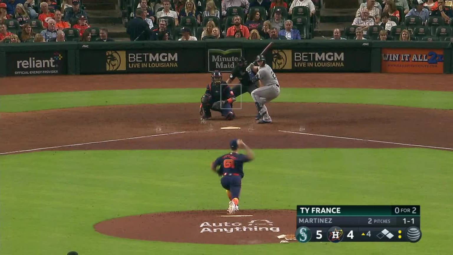 Seth Martinez Ball to Ty France | 06/06/2022 | Houston Astros