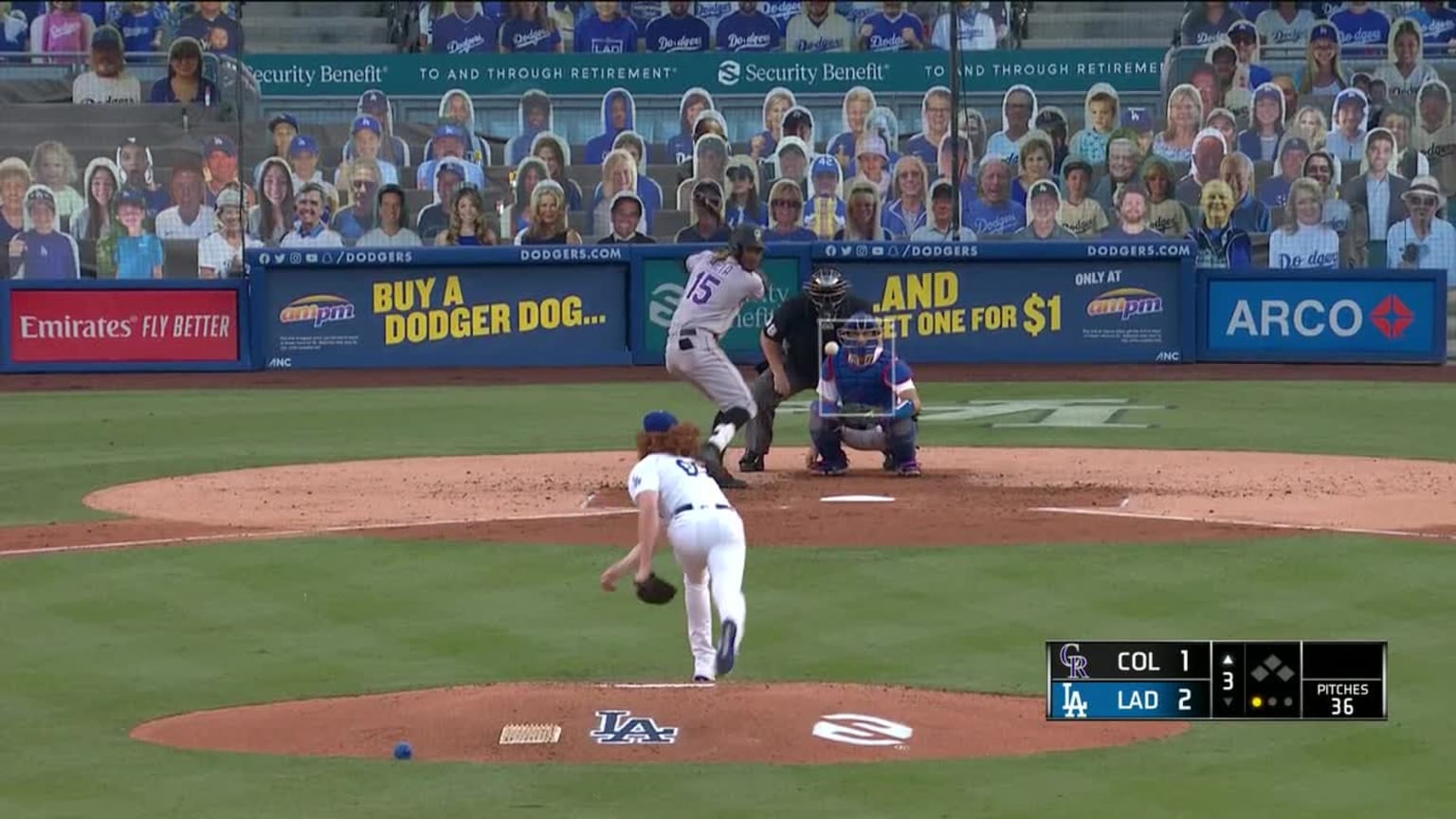 Raimel Tapia grounds out, third baseman Max Muncy to first baseman Cody ...
