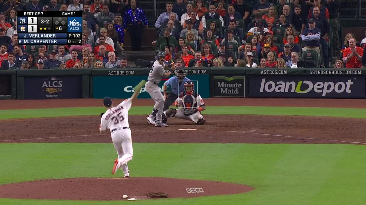 Matt Carpenter strikes out swinging. | 10/19/2022 | Houston Astros