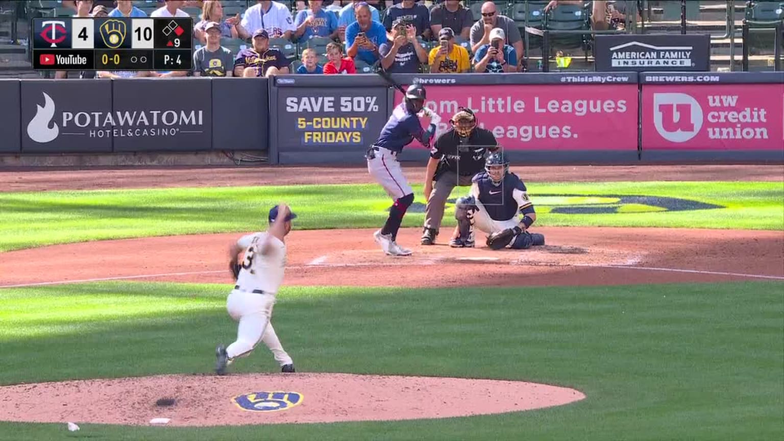 Peter Strzelecki Called Strike to Nick Gordon | 07/27/2022 | Milwaukee ...