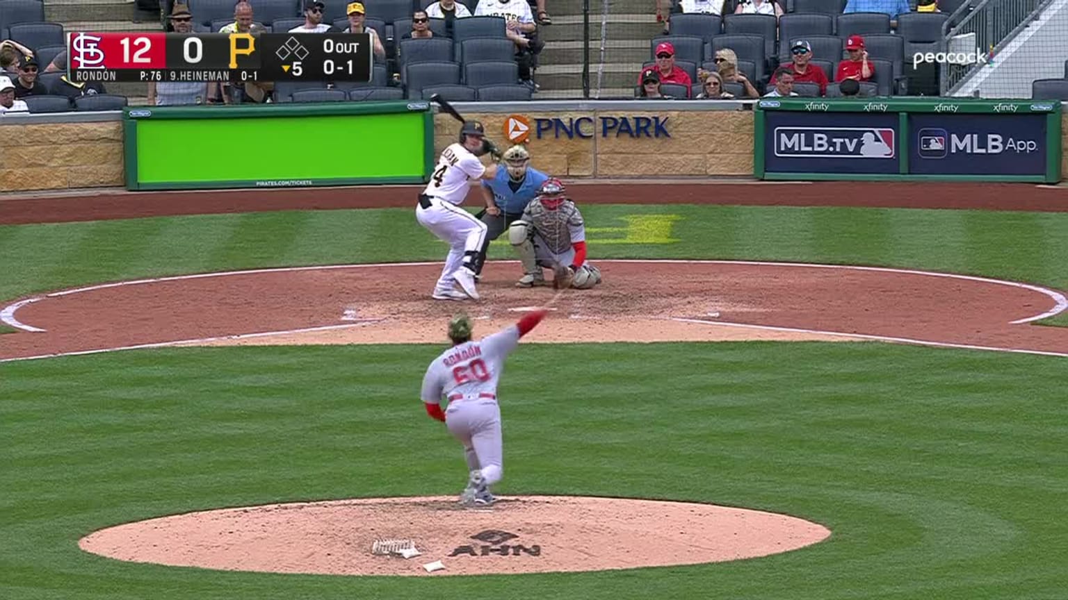 Angel Rondon Ball to Tyler Heineman | 05/22/2022 | New York Yankees