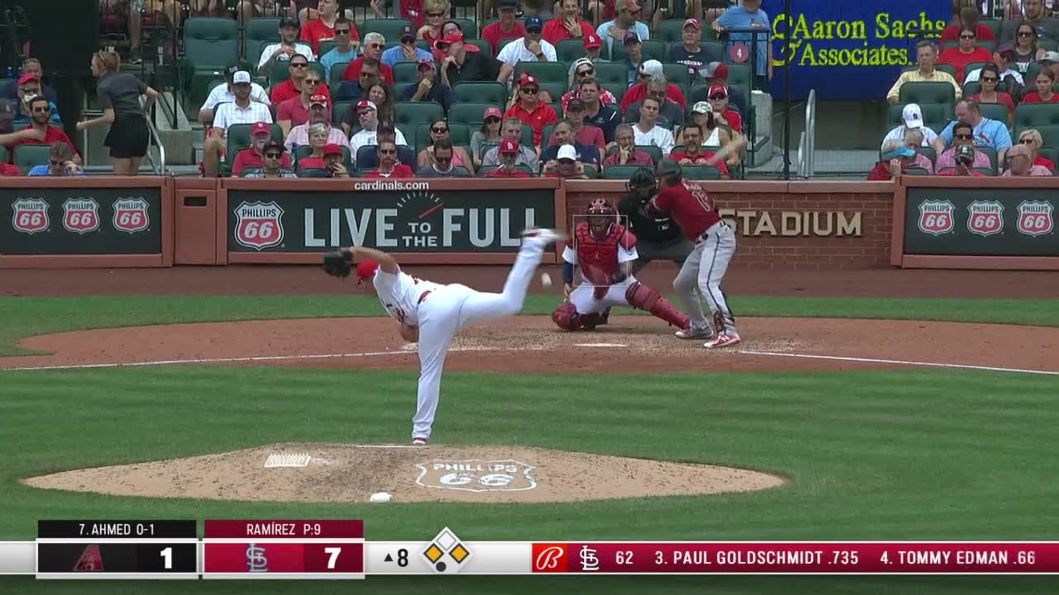 Roel Ramirez Ball In Dirt to Nick Ahmed | 06/30/2021 | MLB.com