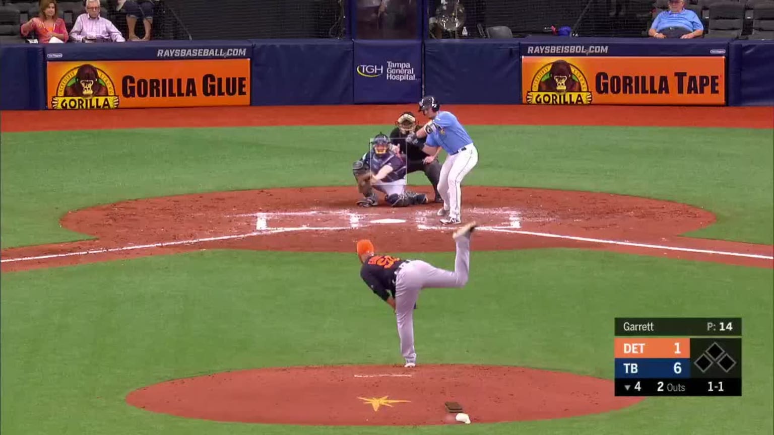 Reed Garrett Called Strike to Carl Chester | Milwaukee Brewers