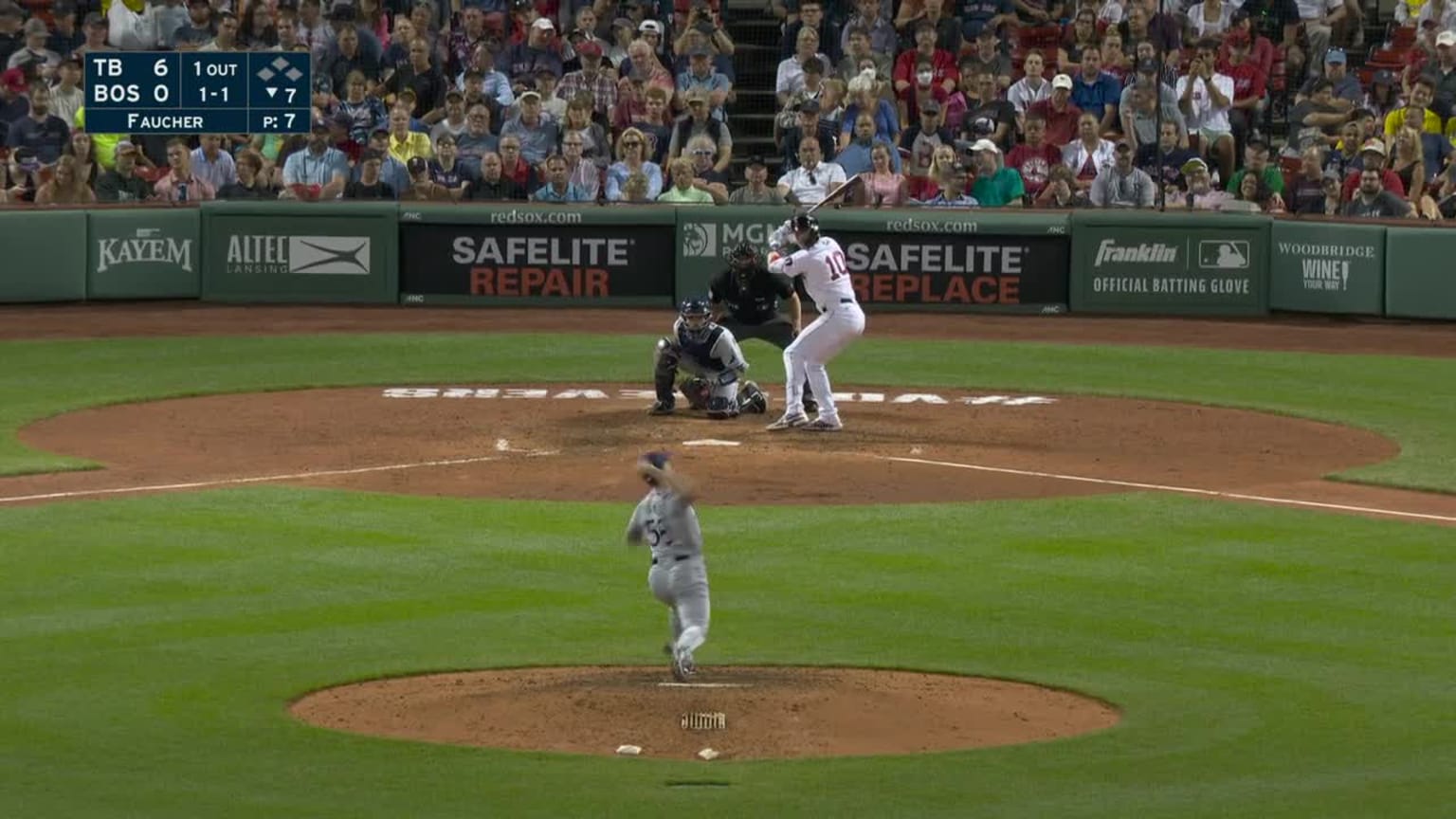 Calvin Faucher Swinging Strike to Trevor Story | 07/06/2022 | Tampa Bay Rays
