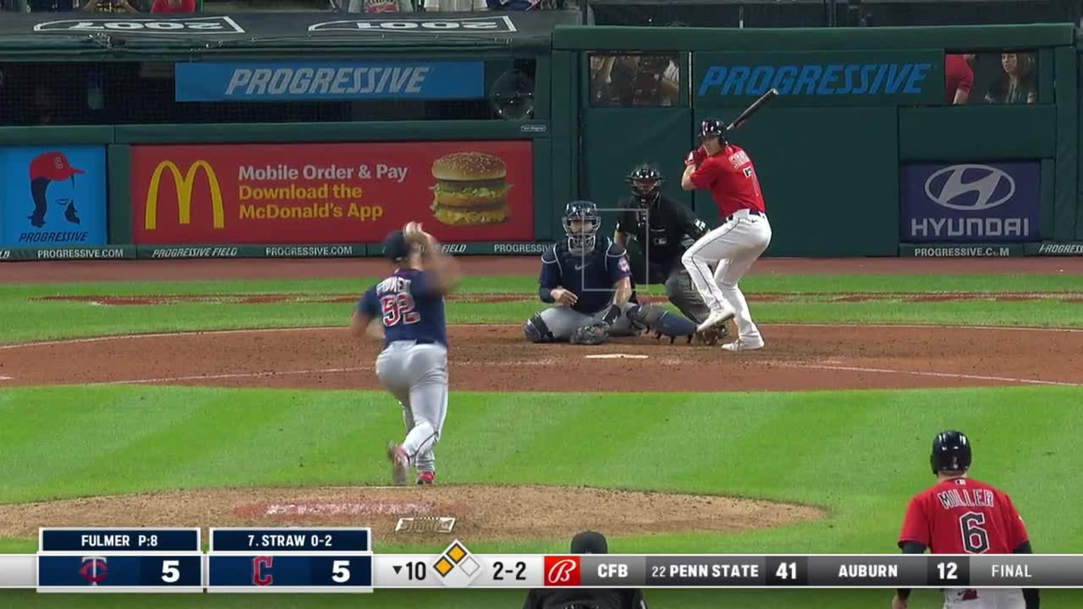 Myles Straw strikes out swinging. | 09/17/2022 | MLB.com