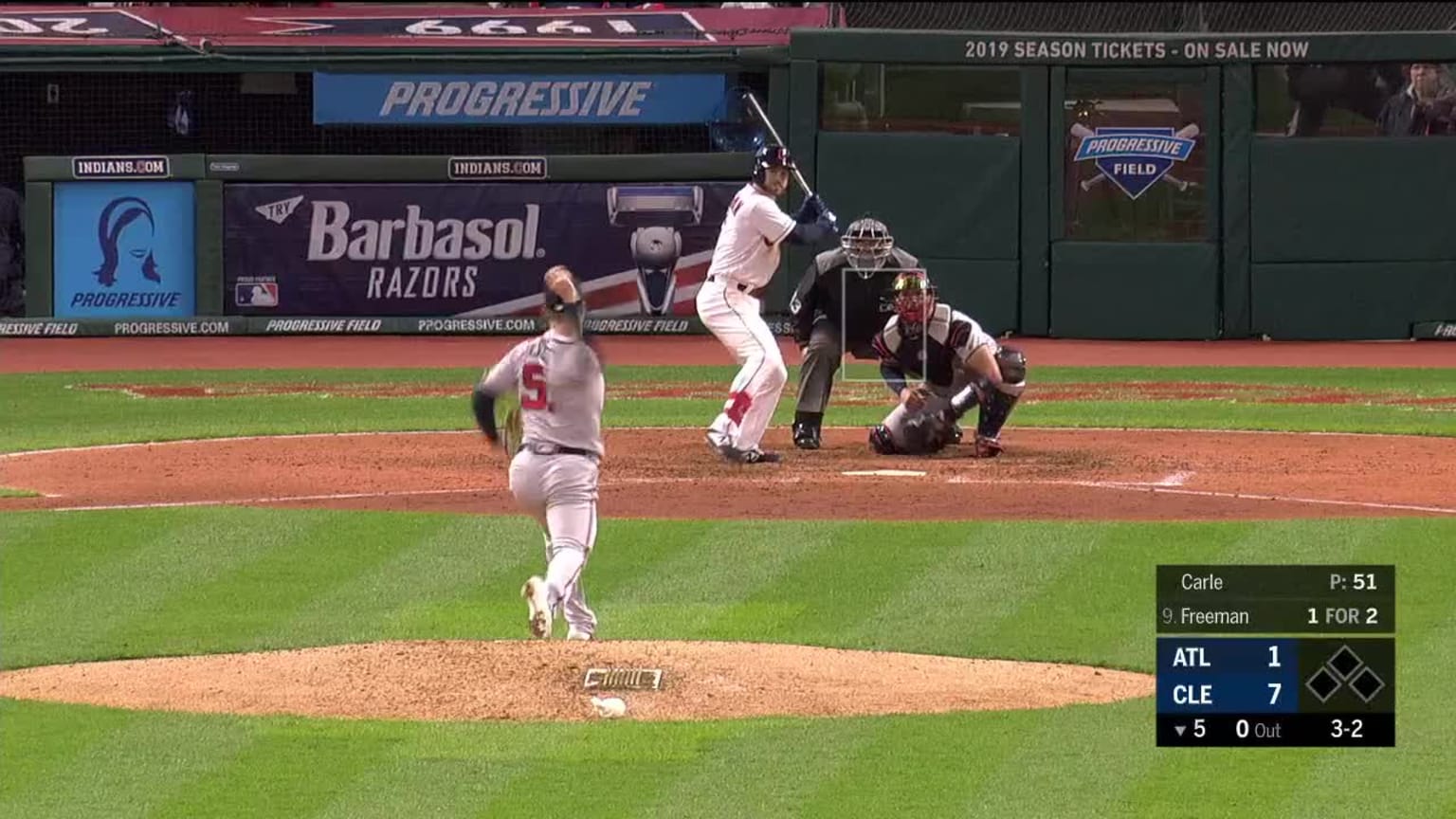 Mike Freeman called out on strikes. | 04/20/2019 | Chicago White Sox