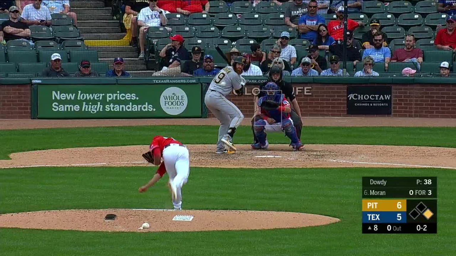 Kyle Dowdy Ball to Colin Moran | 05/01/2019 | Pittsburgh Pirates