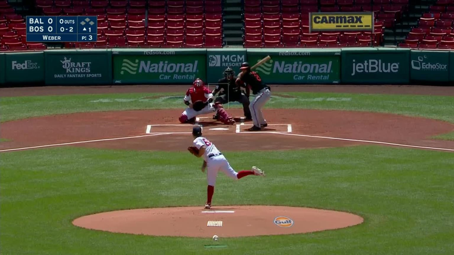 Ryan Weber Ball to Austin Hays | 07/26/2020 | Baltimore Orioles