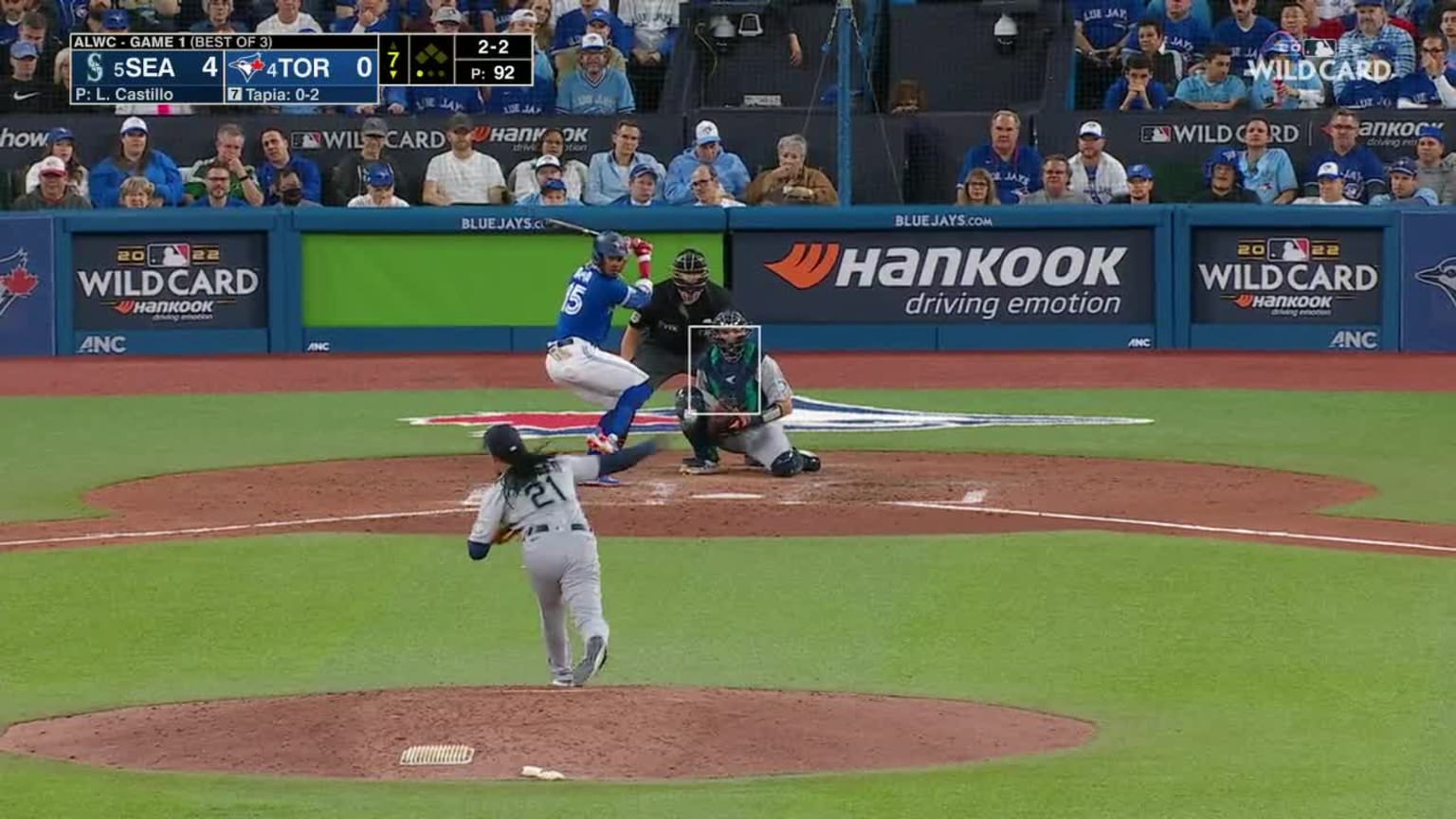 Raimel Tapia strikes out swinging. | 10/07/2022 | Seattle Mariners