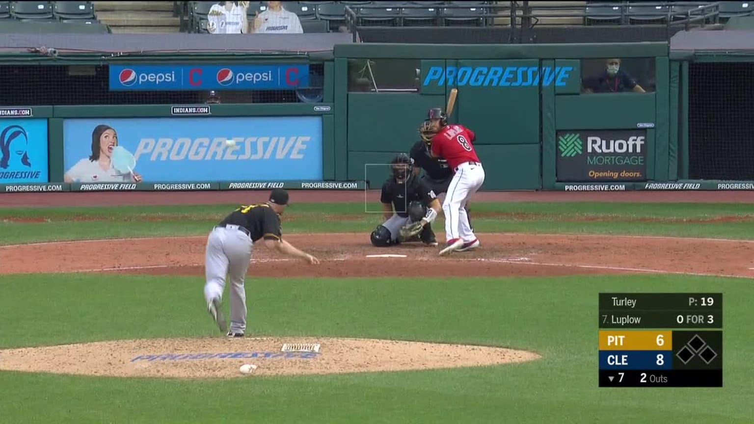 Nik Turley Ball to Jordan Luplow | 09/27/2020 | MLB.com