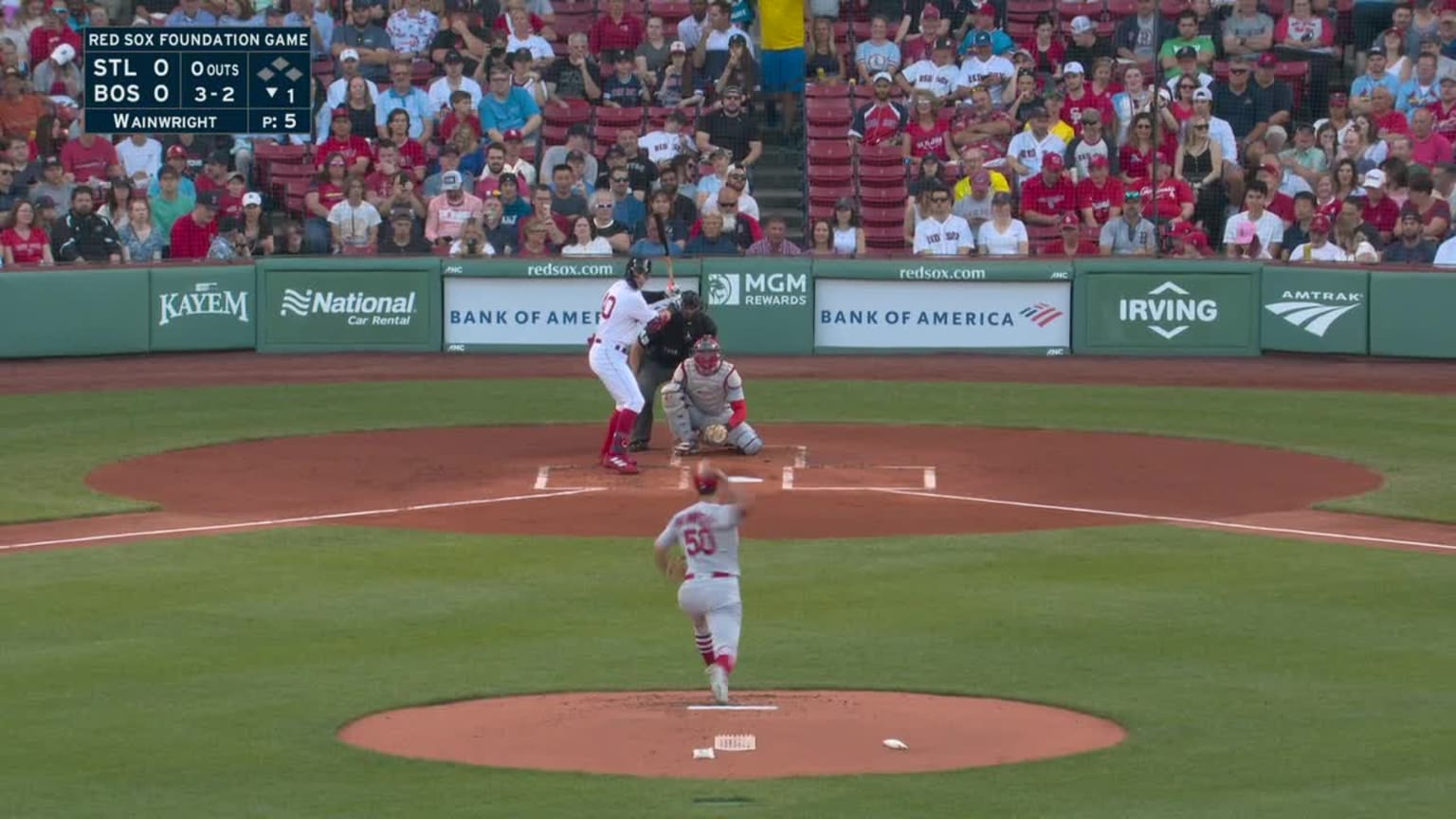 Jarren Duran triples (2) on a sharp fly ball to right fielder Dylan ...