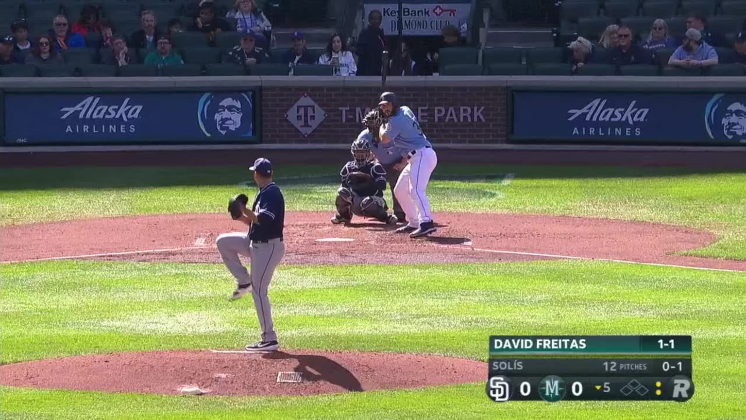 Sammy Solis Called Strike to David Freitas | Miami Marlins
