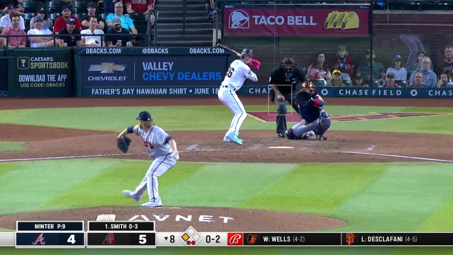 Pavin Smith grounds out, shortstop Orlando Arcia to first baseman Matt Olson. | 06/04/2023 | MLB.com