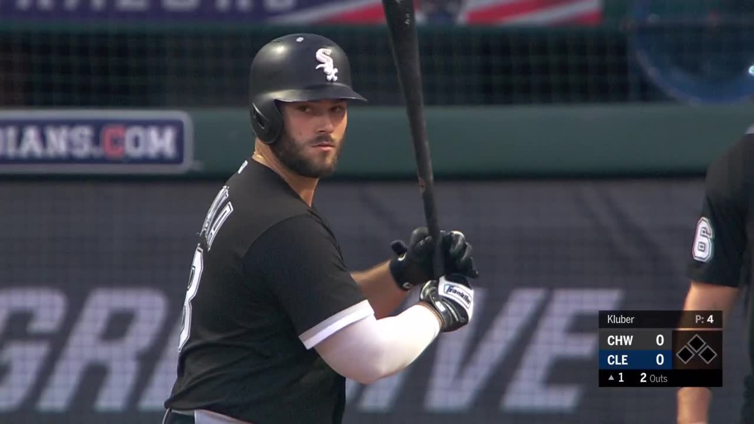 Corey Kluber Ball to Daniel Palka | 09/18/2018 | New York Mets