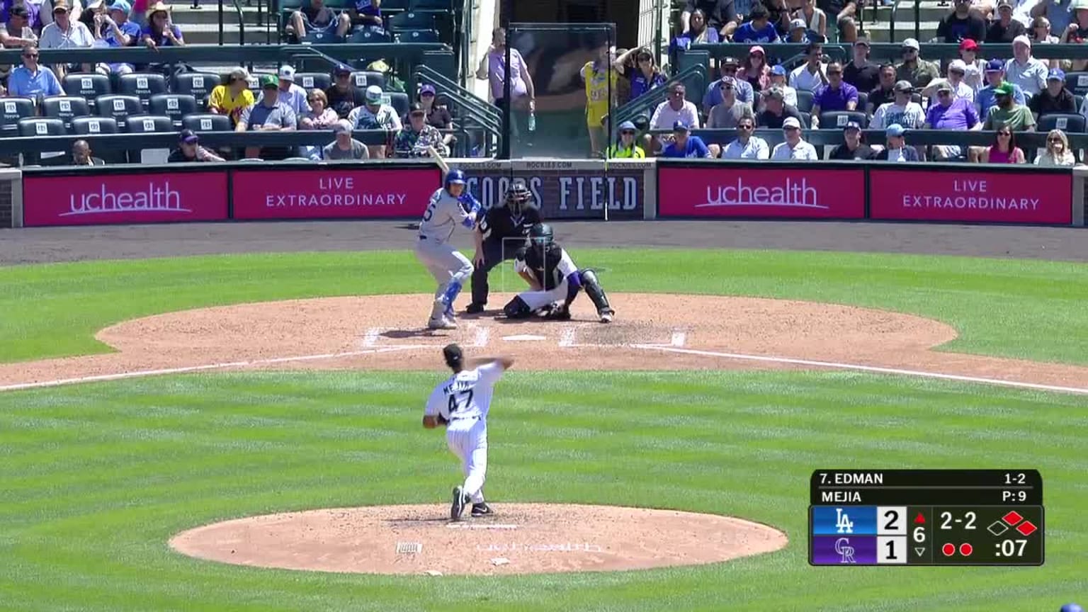 Tommy Edman grounds out, third baseman Orlando Arcia to first baseman ...