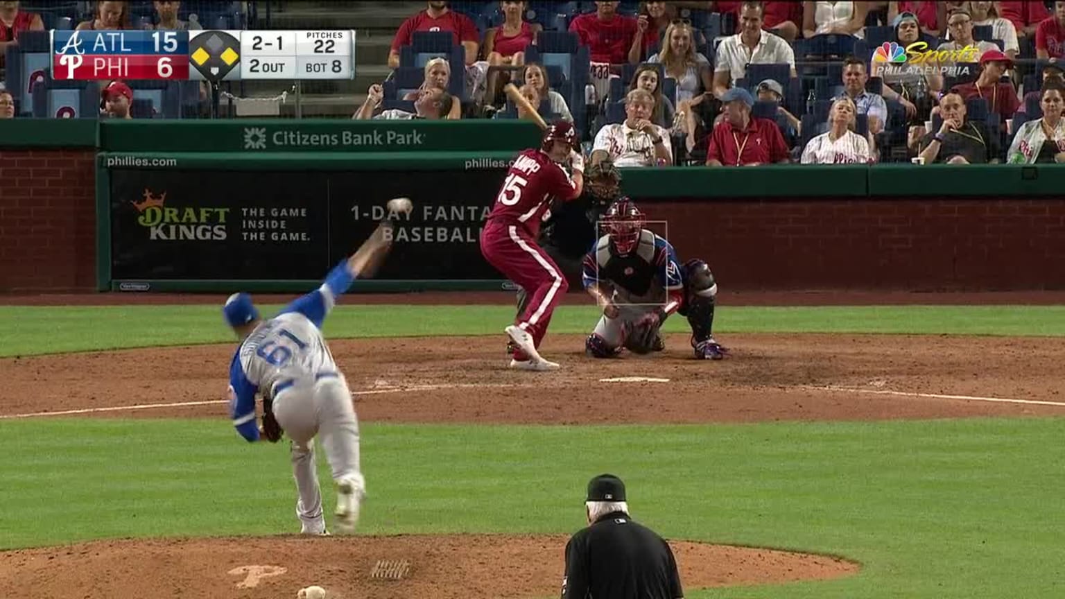 Chad Sobotka Foul to Andrew Knapp | 07/27/2019 | Houston Astros