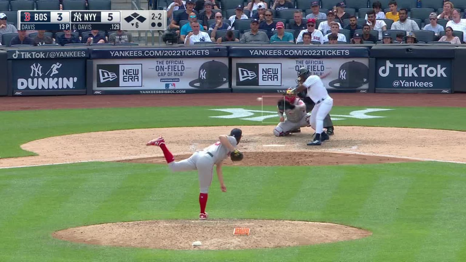 Jonathan Davis strikes out on a foul tip. | 08/17/2021 | MLB.com