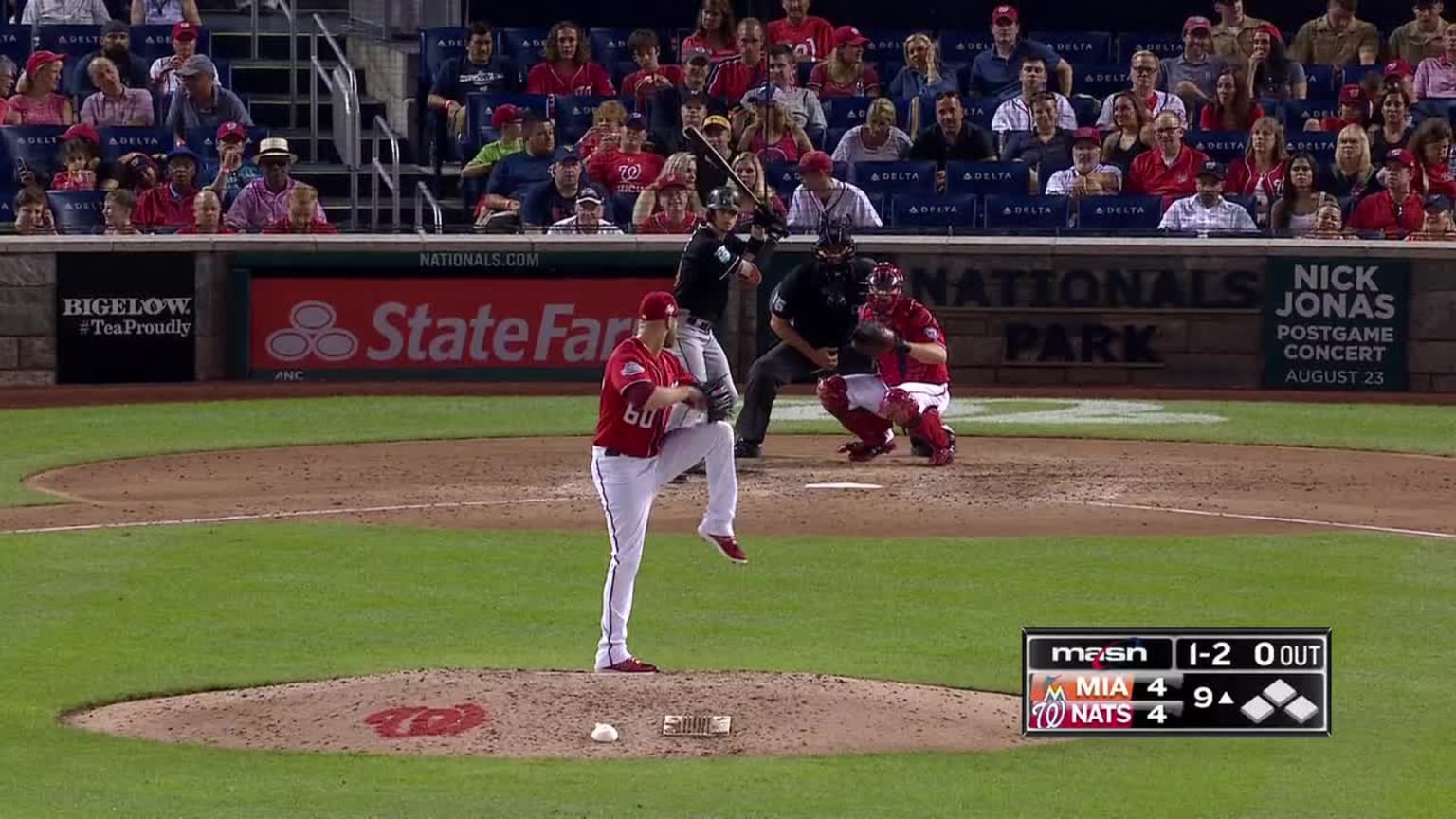 JT Riddle homers (6) on a fly ball to right field. | 08/18/2018 | Miami ...