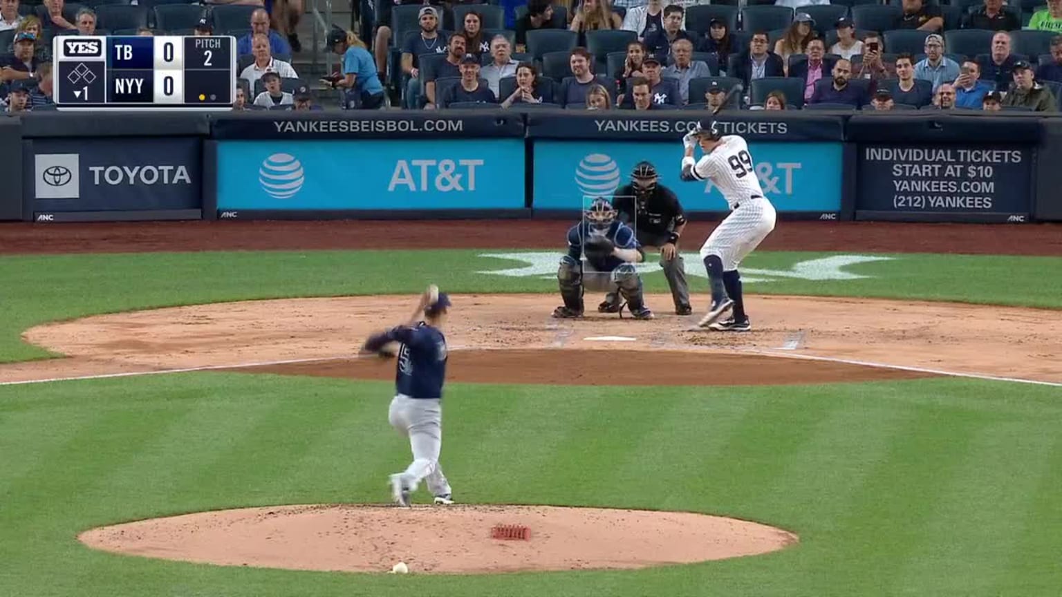 Charlie Morton Called Strike to Aaron Judge | 07/18/2019 | St. Louis ...