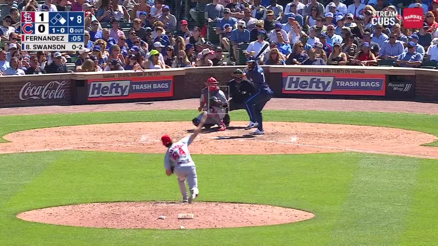 Ryan Fernandez Called Strike to Dansby Swanson | 06/14/2024 | Chicago Cubs