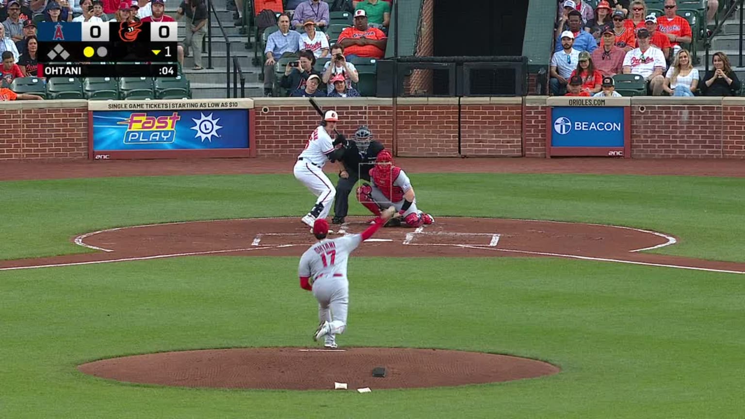 Shohei Ohtani Called Strike to Adley Rutschman | 05/15/2023 | MLB.com