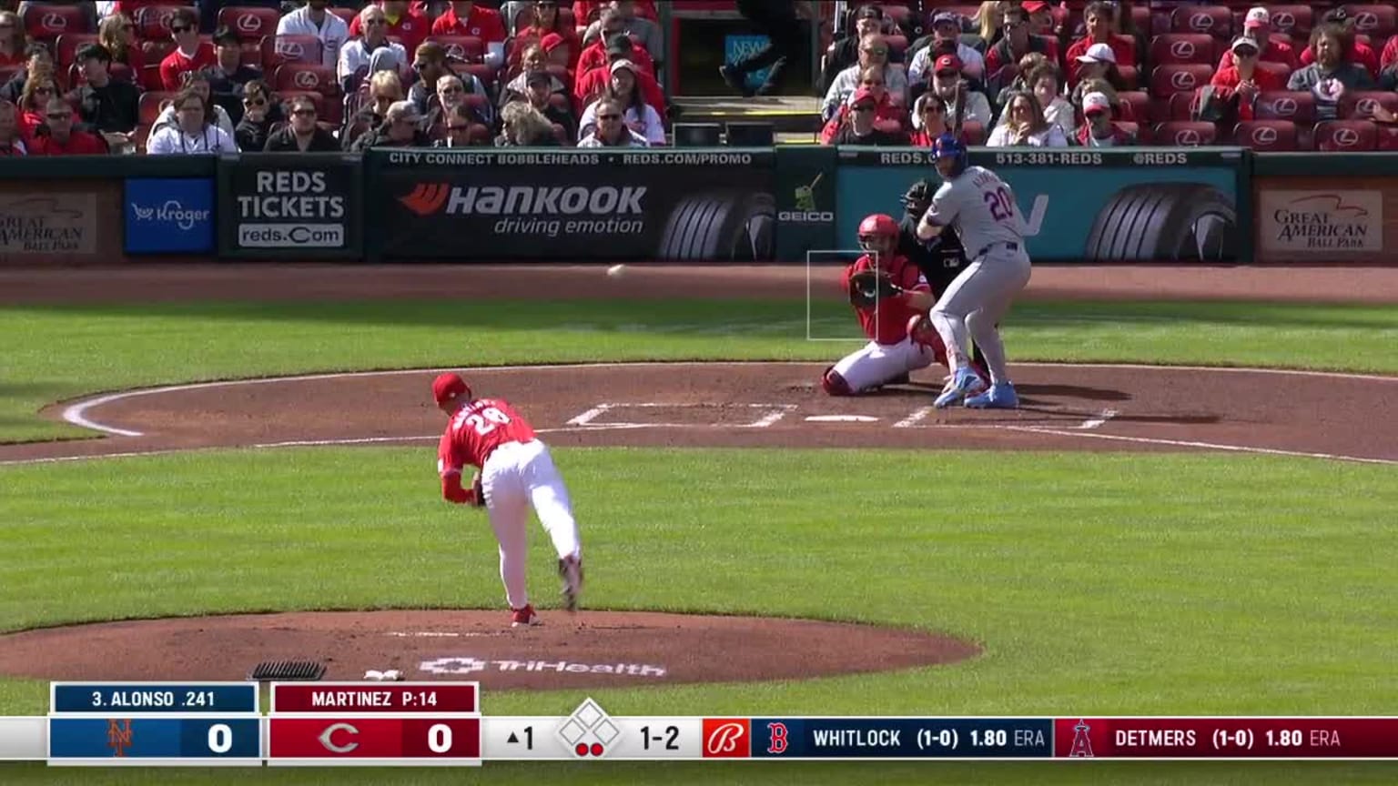 Pete Alonso flies out to shortstop Elly De La Cruz. | 04/06/2024 | MLB.com