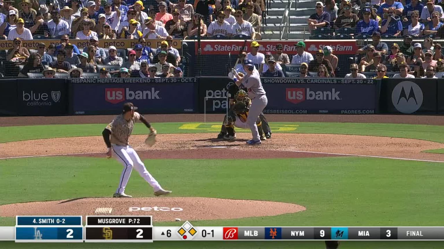 Will Smith hit by pitch. Freddie Freeman to 2nd. | 09/11/2022 | MLB.com