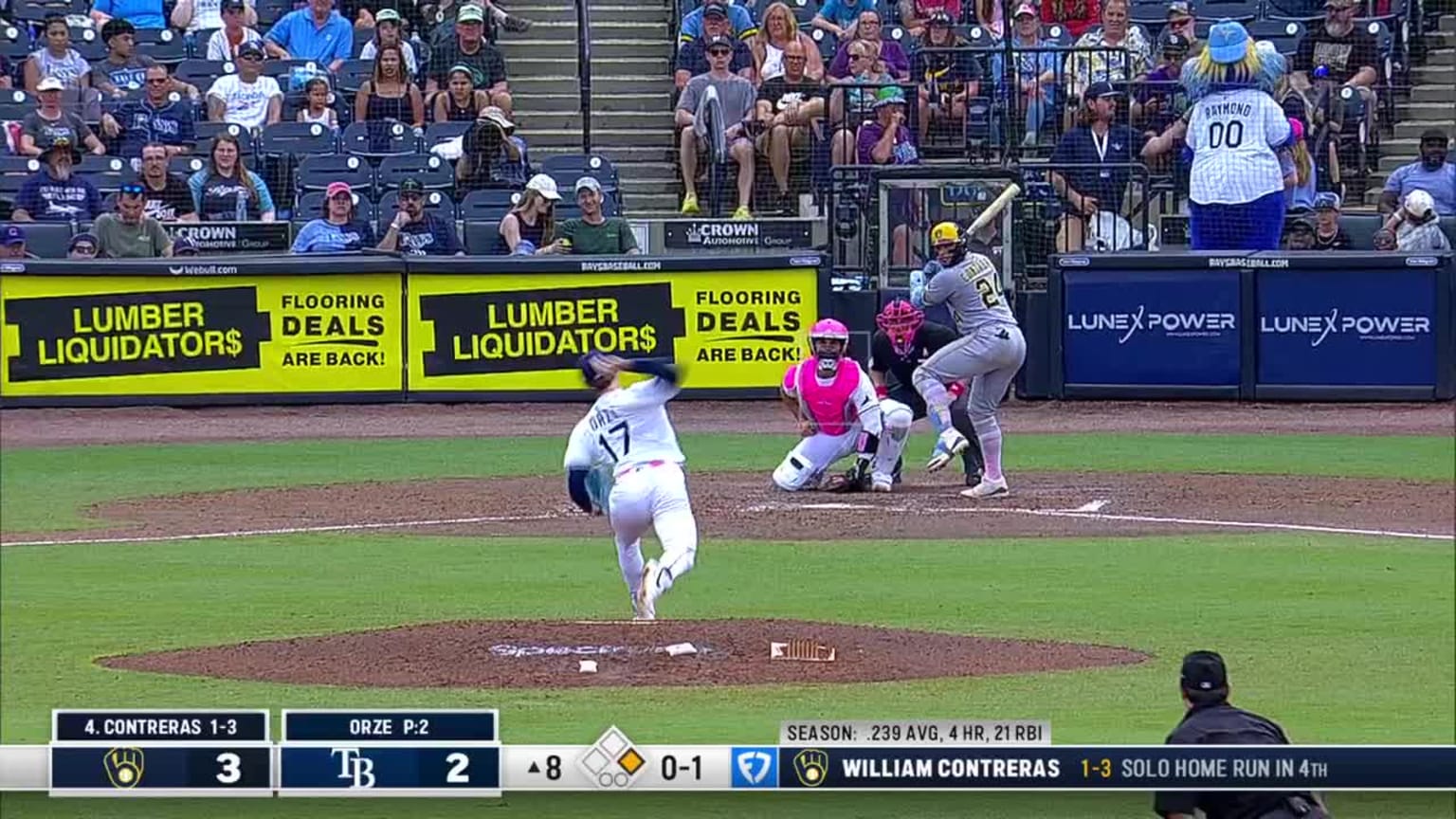 Eric Orze Ball to William Contreras | 05/11/2025 | MLB.com