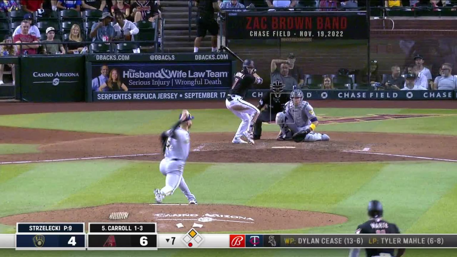 Peter Strzelecki Called Strike to Corbin Carroll | 09/03/2022 | MLB.com