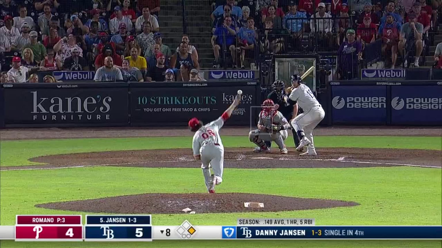 Jordan Romano Called Strike to Danny Jansen | 05/08/2025 | MLB.com