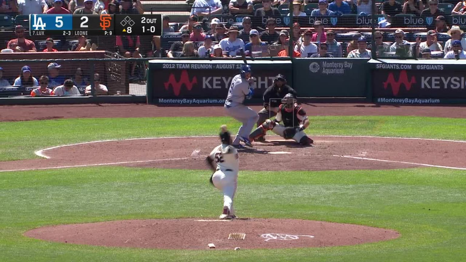 Dominic Leone Ball to Gavin Lux | 08/04/2022 | MLB.com